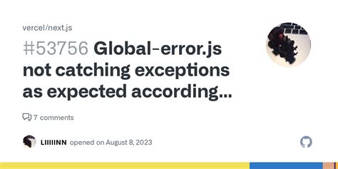 Global Errorjs Not Catching Exceptions As Expected According To The Official Doc · Issue 53756