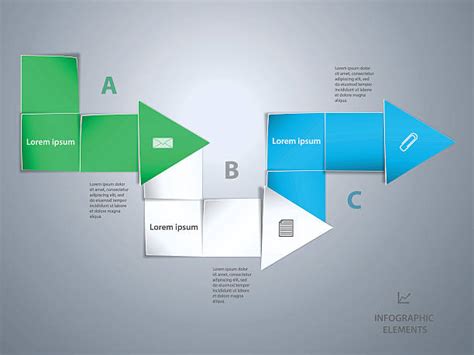 Creative Histogram Infographics Design Illustrations Royalty Free