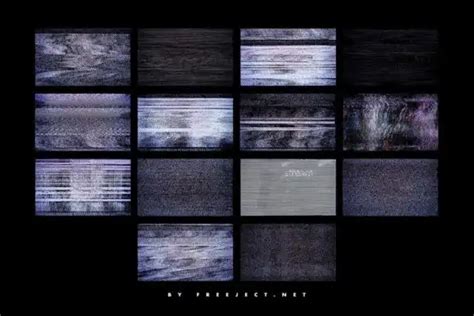 62 Abstract Scanline Glitch Texture Free Download