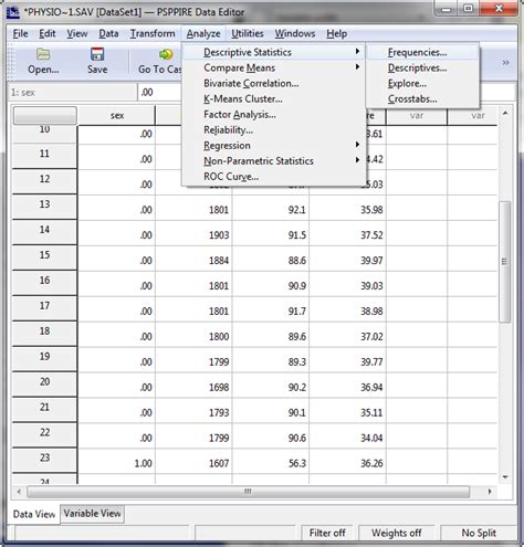 Analyzing A Dataset Chass It Nc State