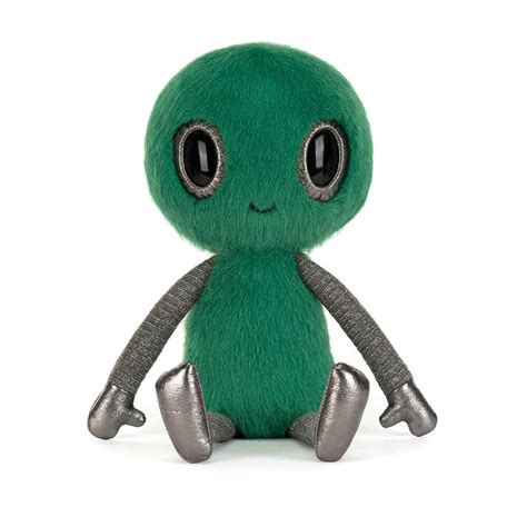 Jellycat Zyllan Alien Green Space Plush Maison White