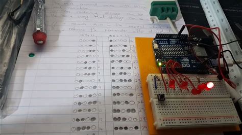 5 Led Binary Counter Paulmcwhorter Lesson 6 Arduino R4 Wifi Youtube