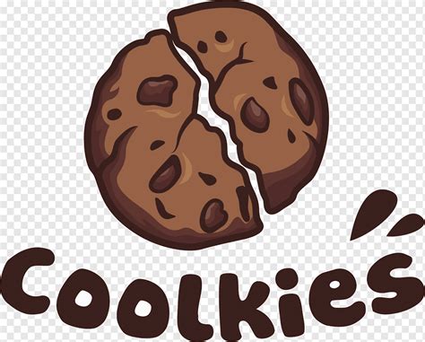 깨진 쿠키 로고 Png Pngwing