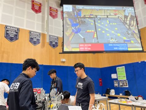 Singapore VEX Robotics National Championship Stamford American International Babe SAIS