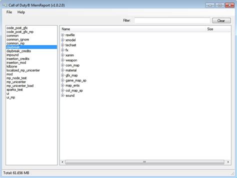 Memory Report Image Call Of Duty 4 Developer Suite Mod For Call Of Duty 4 Modern Warfare Moddb