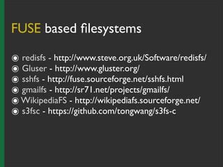 Python FUSE PPT