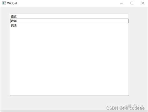 Qt Qlistview详解 知乎