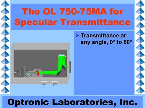 Ol 750 Measurement Systems Optronic Laboratories Inc
