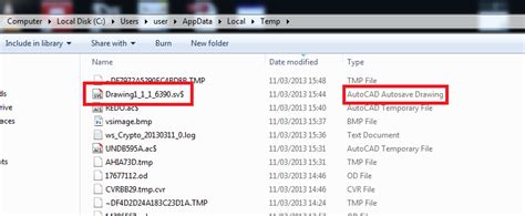 Autocad Autosave