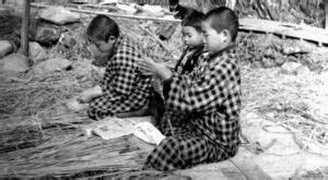 大正昭和の時代の農家の子供たちの遊び 集落活動センター松ヶ丘