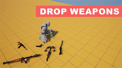 unreal engine 5 drop weapons als 139 r unrealenginetutorials