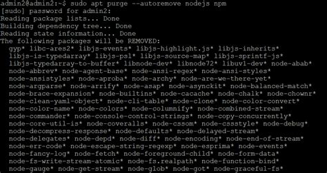Cách Gỡ Cài đặt Nodejs Npm Và Node Trên Ubuntu 2204 Hotline 0972710812