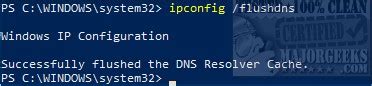 How To Flush The Windows DNS Cache MajorGeeks