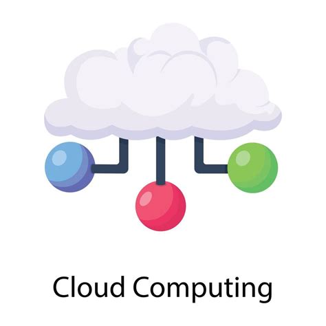 Trendy Cloud Computing 20807973 Vector Art At Vecteezy