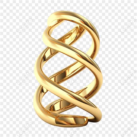 3d 황금 나선기하학적추상적인캡슐