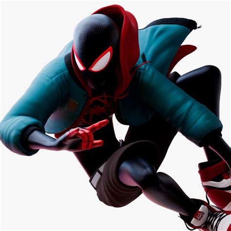 spider man miles morales rig for maya spiderverse 3d turbosquid 2077770