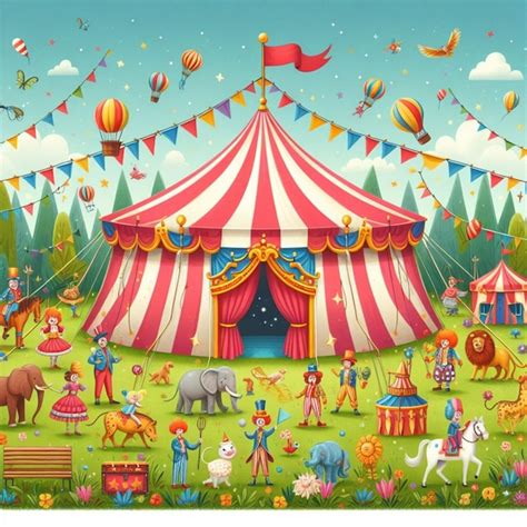 Premium Photo Carnival Tent