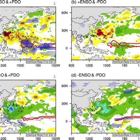 Linear Regression Spatial Patterns Of Standardized Sea Surface