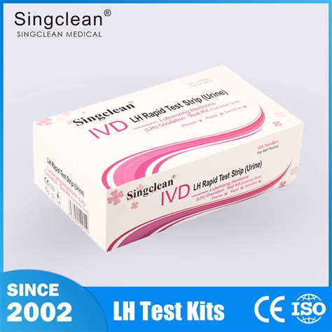 Singclean Quick Rapid One Step Lab Homely Ovulation Test Strip For Delayed Puberty Lh And