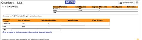 solved question 6 13 1 8 o of 1 point question help fill in
