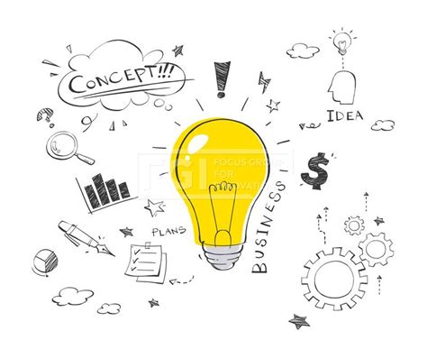 Pai096 컨셉드로잉 001 Pai096 프리진 일러스트 콘셉트 그림 낙서 비즈니스 오브젝트 일러스트 전구 상상 Sketches 아이디어 브레인