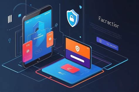 Premium Photo Two Factor Authentication Concept Illustration