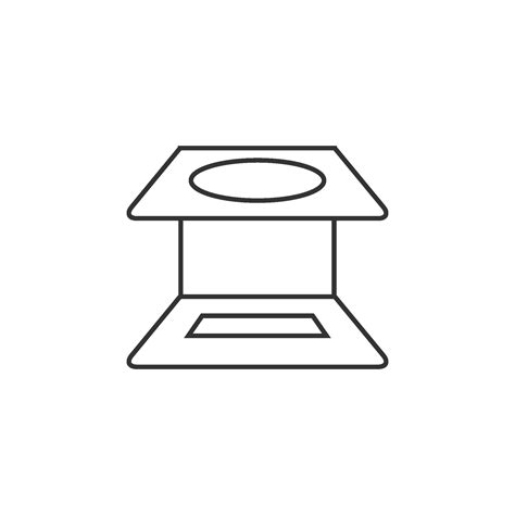 Printing Magnifier Icon In Thin Outline Style 38045842 Vector Art At Vecteezy