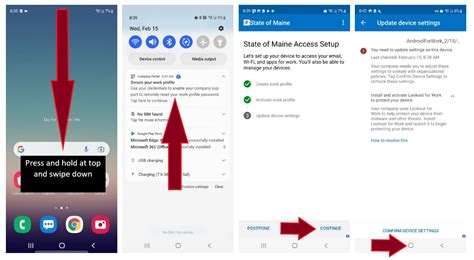 Android Work Profile Migration Instructions