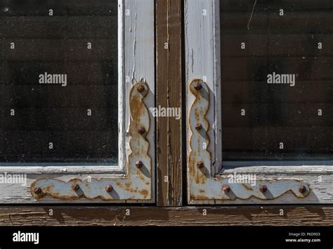 Dirty Old Window Frame Stock Photo Alamy