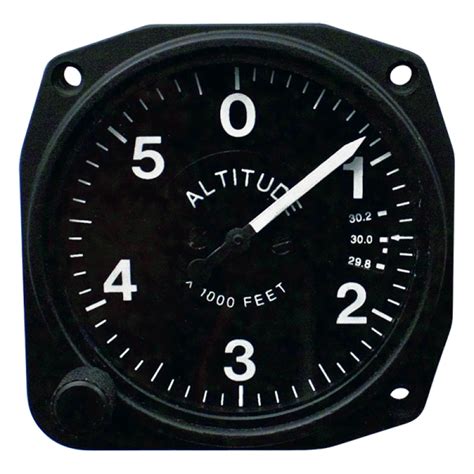 3 18 0 5000 One Pointer Altimeter Made In The Usa Altimeters Instruments Avionics