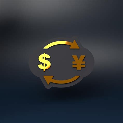Premium Photo Yen And Dollar Conversion 3d Rendering Illustration