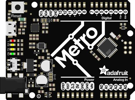How To Use Adafruit Metro Without Headers Pinouts Specs And Examples Cirkit Designer