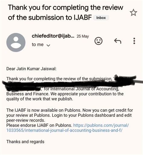 Reviewing An Article For International Journal Of Accounting Jatin