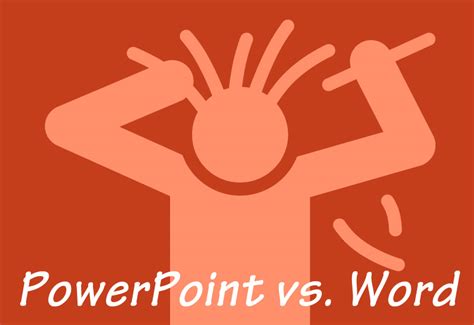 PowerPoint Vs MS Word Templates Champagne Design PowerPoint Design