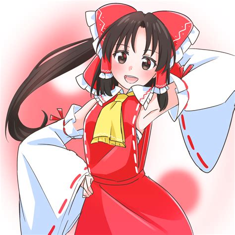 Hakurei Reimu Touhou Drawn By Yakousei No Kame Danbooru