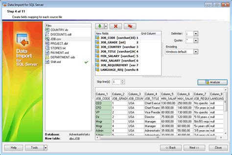 Data Import For Sql Server Sqlmanager
