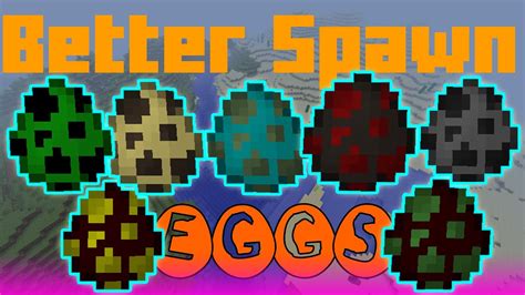 Neue Spawnmöglichkeiten Better Spawn Eggs Minecraft Modreview [deutsch] Youtube
