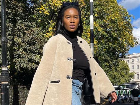 Fyi The Tiktok Viral Mango Shearling Coat Is Back In Stock Who What Wear