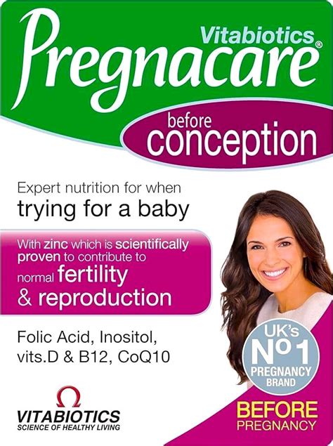 Find Vitabiotics Pregnacare Conception Vitamins And Minerals 30 Tabs Online