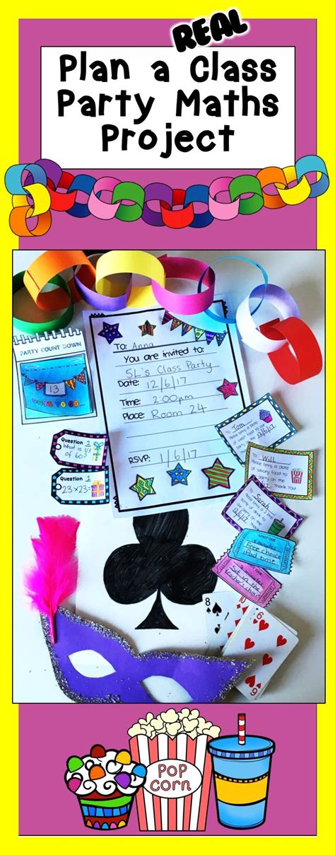 End Of Year Maths Project Plan A Party Project Based Learning Aus Uk