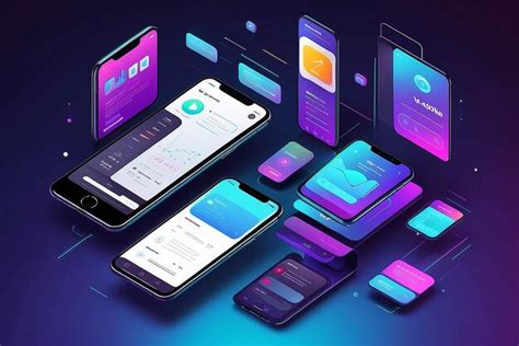 Premium Photo Mobile Ui Ux Concept Illustration