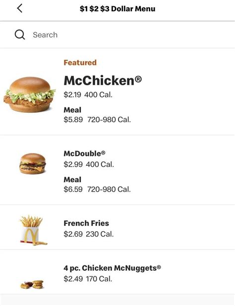 Mcdonalds Dollarmenu