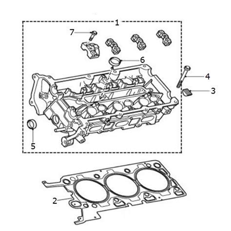 Cylinder Head And Gasket V6 Petrol Terrys Jaguar Parts