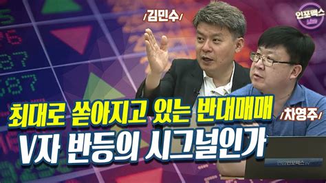 최대로 쏟아지고 있는 반대매매 V자 반등의 시그널인가 [인포맥스라이브] 김민수 레몬리서치 대표 차영주 와이즈경제연구소장 Youtube