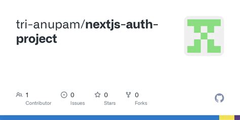 Github Tri Anupamnextjs Auth Project