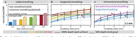 Figure 4 From Intracortical Smoothing Of Small Voxel Fmri Data Can Provide Increased Detection