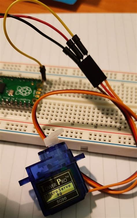 Sg90 Servo Motor With Raspberry Pi Pico And Micropython