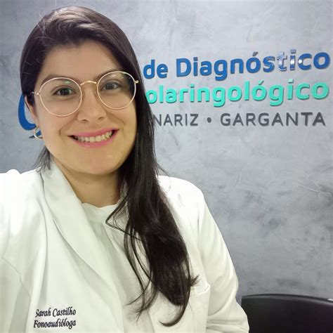 Sarah Castilho De Lima M Dico Otorrino E Fonoaudi Logo Em Bh Cdo