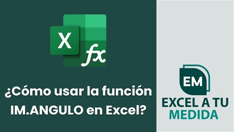 ¿cómo Usar La Función Im Angulo En Excel Excel A Tu Medida