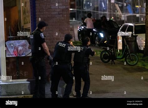 Seattle Usa 23 Jul 2023 Around 345am As Police Investigate The